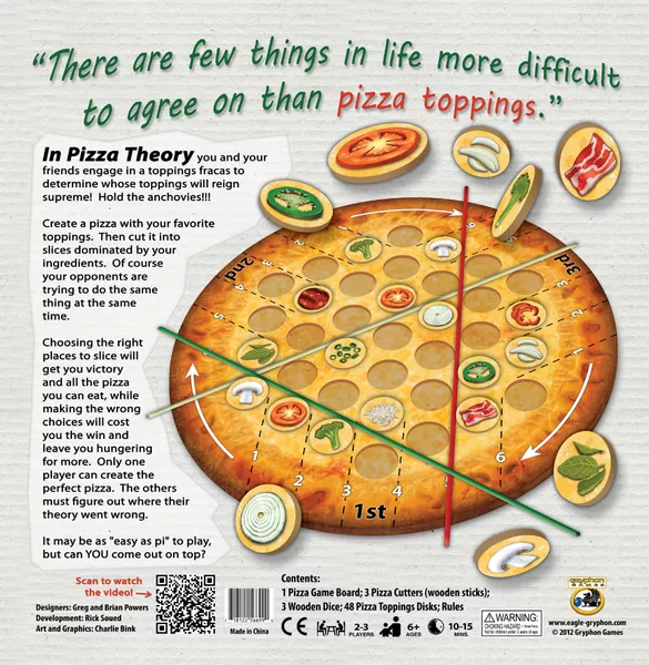 3/14/24 A Board Game for Pi Day: Review of Pizza Theory | Tree of Life ...