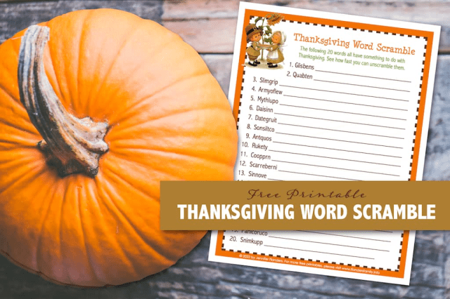 Some Fun Thanksgiving-themed Games for Your Family Time! | Tree of Life ...